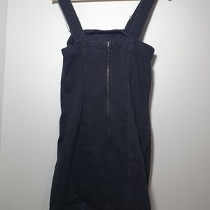 Topshop | Dresses | Topshop Black Buckel Denim Overall | Poshmark